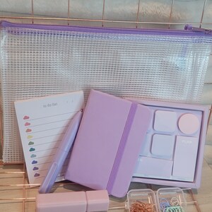 On-the-go Mini Stationery Kit | School Supplies | Note Taking/studying ...