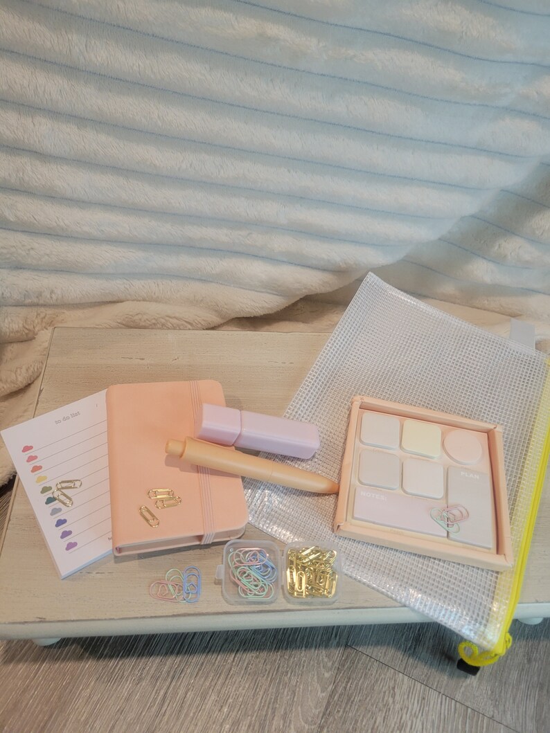 On-the-go Mini Stationery Kit | School Supplies | Note Taking/studying ...