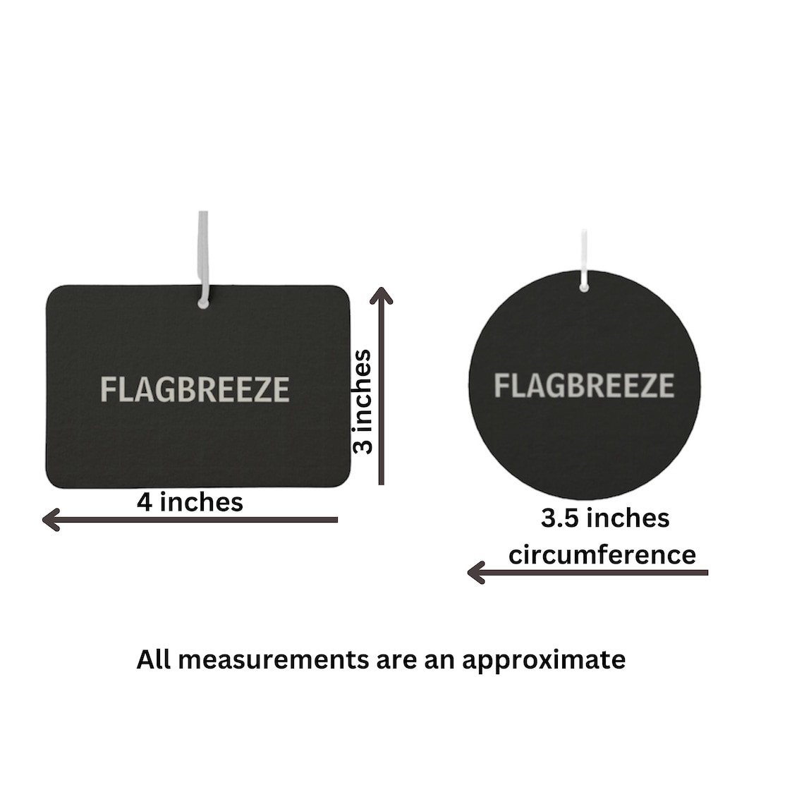 Georgia Country Flag Car Air Freshener Georgia National Flag Gift for ...