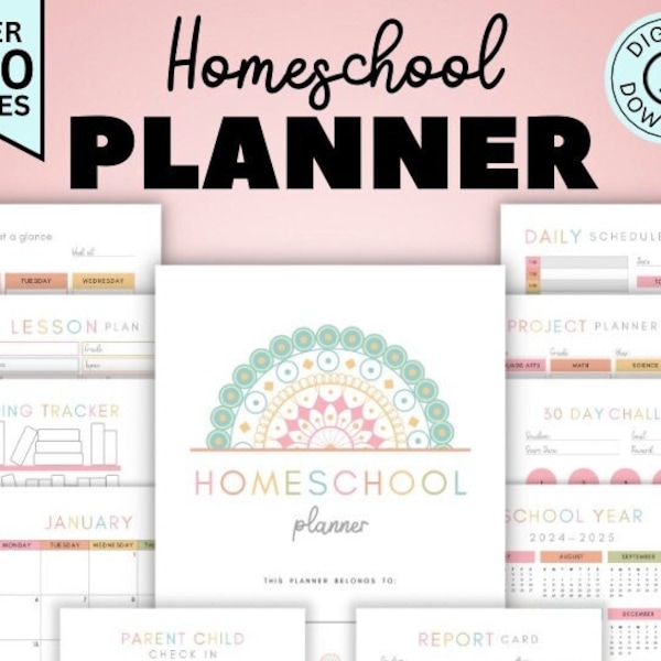 Lesson Plan Printable, Lined Lesson Plan, Homeschool Planner, Teacher ...