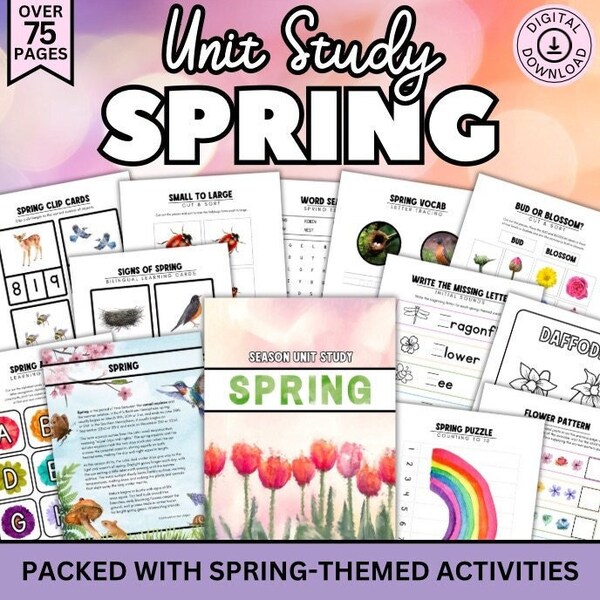 Spring Unit Study - Etsy