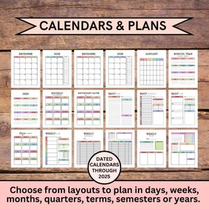 Homeschool Planner Printable, Homeschool Planner 2025, Homeschool ...