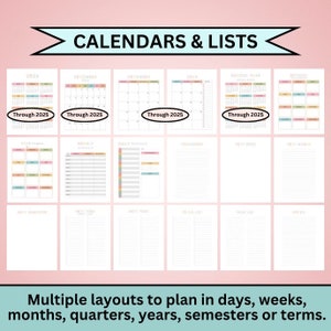 Homeschool Planner Printable, Homeschool Planner, 2024 2025, Homeschool ...