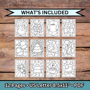 Winter Coloring, Winter Pop Art, Winter Crafts, Winter Coloring Pages ...