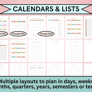 Homeschool Planner Printable, Homeschool Planner, 2023 2024, Homeschool ...