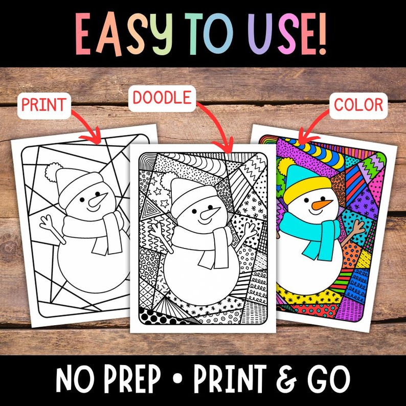 Winter Coloring, Winter Pop Art, Winter Crafts, Winter Coloring Pages ...