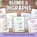 Beginning Blends and Digraphs Charts, Kindergarten Reading, Reading ...