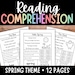 SPRING Reading Comprehension Worksheets, Kindergarten Reading, Reading ...