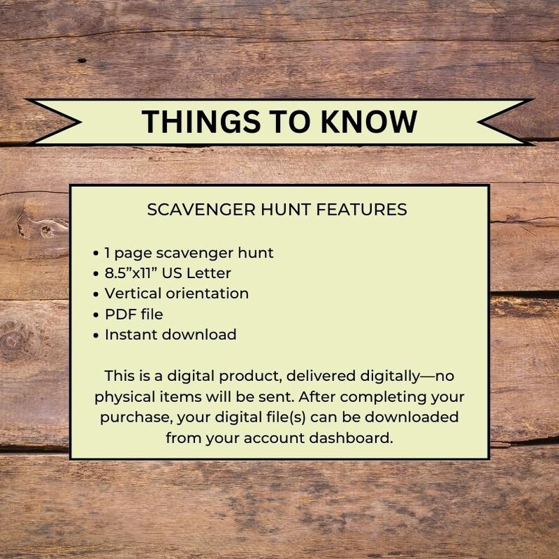 Scavenger Hunt for Kids, Driving Game, Scavenger Hunt Vehicles ...
