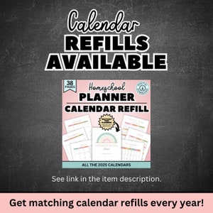 Homeschool Planner Printable, Homeschool Planner, 2025 2026, Homeschool ...