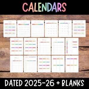 Homeschool Planner Printable, Homeschool Planner, 2025, 2026 ...