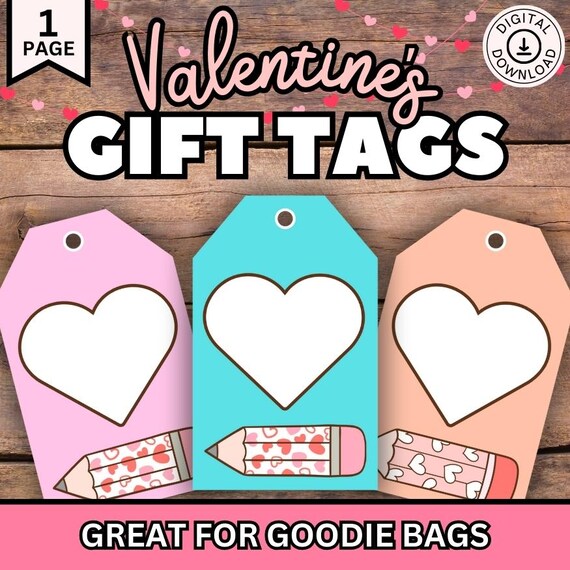 Printable Valentine Bag Labels
