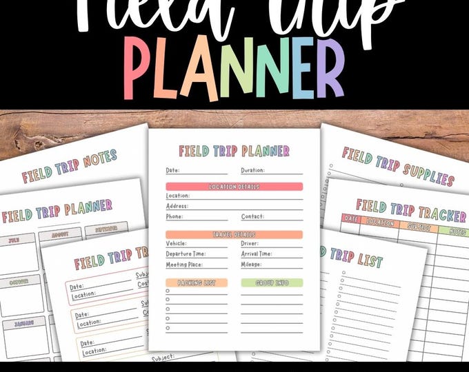 Field Trip Form - Etsy