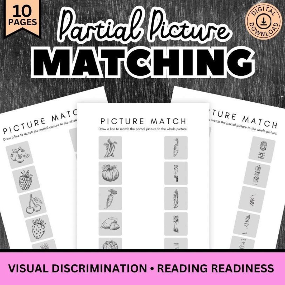 Visual Discernment Worksheets, Visual Discrimination, Differentiation ...