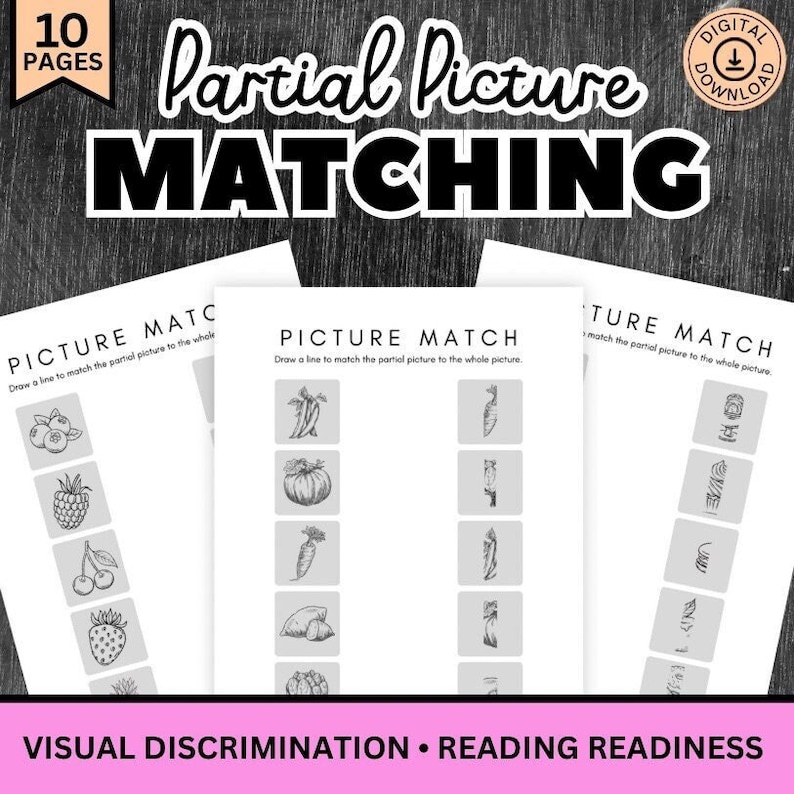Visual Discernment Worksheets, Visual Discrimination, Differentiation ...