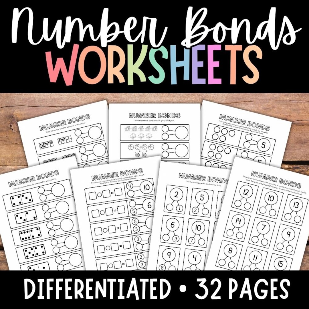Number Bonds Activities, Kindergarten Math, Composing and Decomposing ...