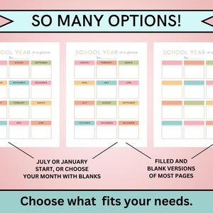 Homeschool Planner Printable, Homeschool Planner, 2023 2024, Homeschool ...