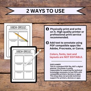 Being Human Activity, Human Anatomy, Worksheet, Handout, Homework ...