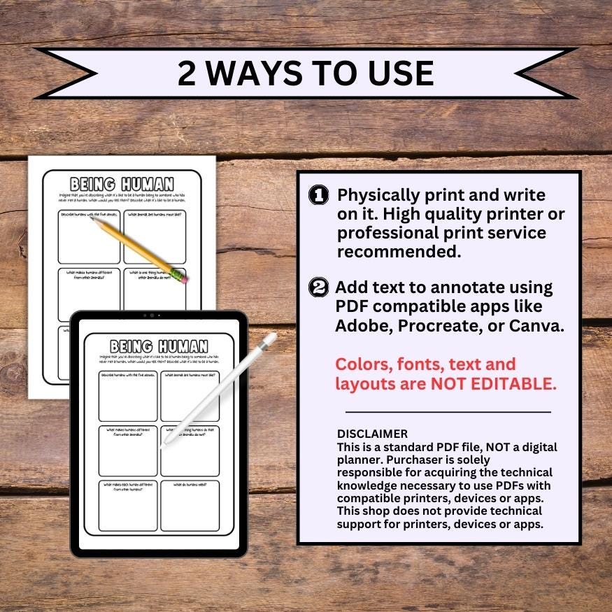 Being Human Activity, Human Anatomy, Worksheet, Handout, Homework ...