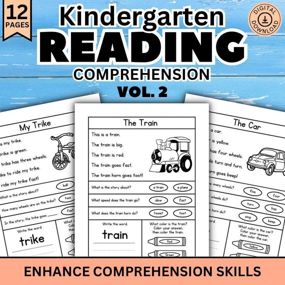 Free Printable Reading Worksheets For Kindergarten And First Grade