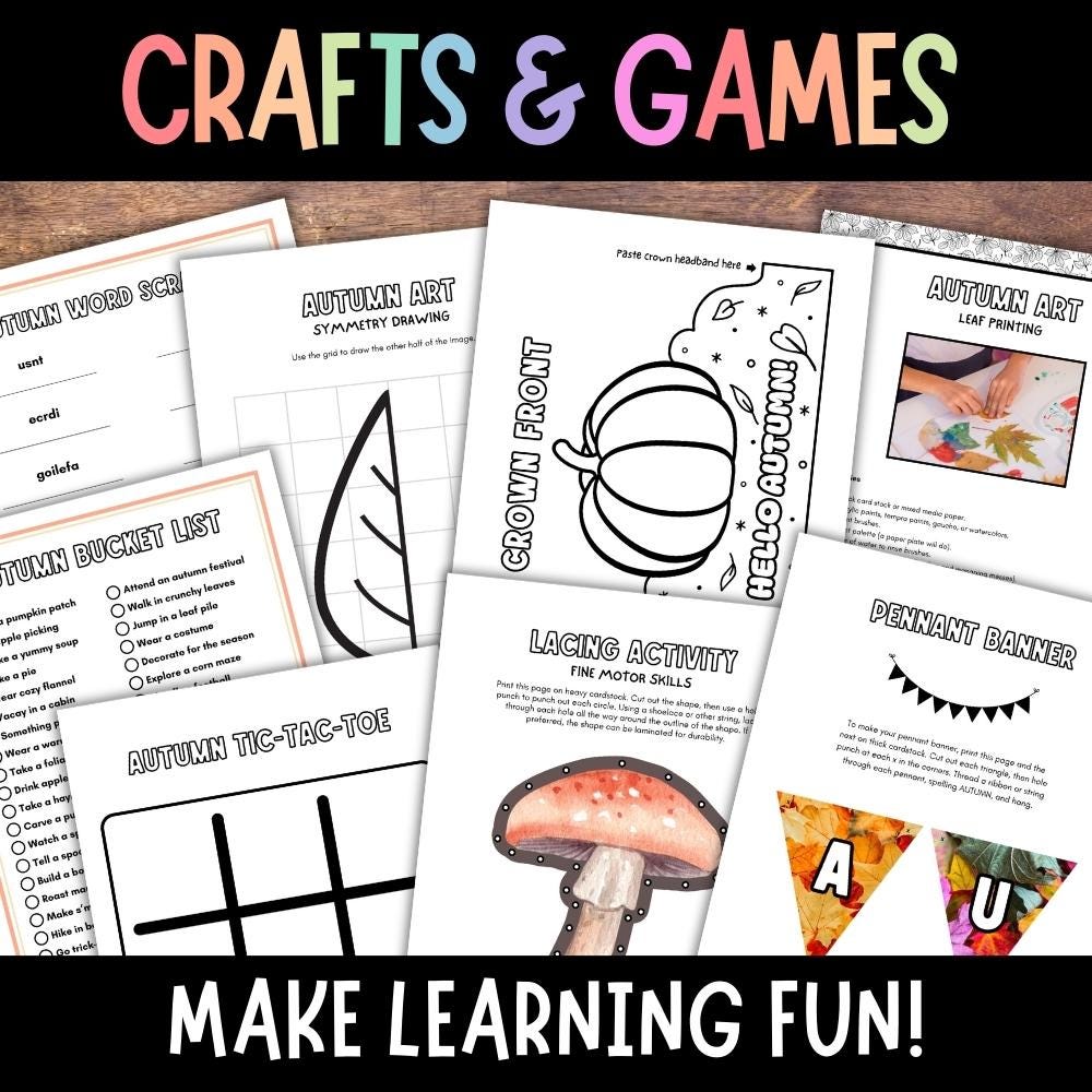 Autumn Unit Study, Science Study Unit, Fall Unit Study, Fall ...