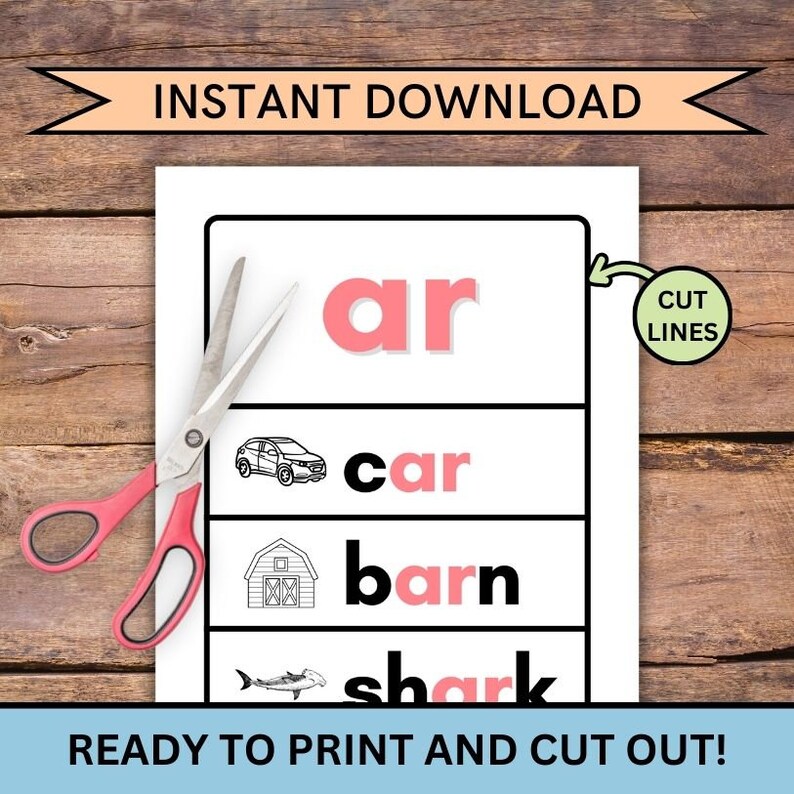 R Controlled Vowel, Flash Cards, Printable, Bossy R Chart, Word Wall ...
