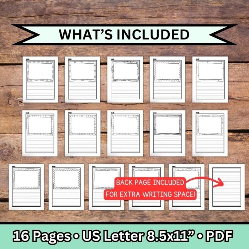 Printable Handwriting Practice Sheets, Primary Paper With Picture Boxes ...