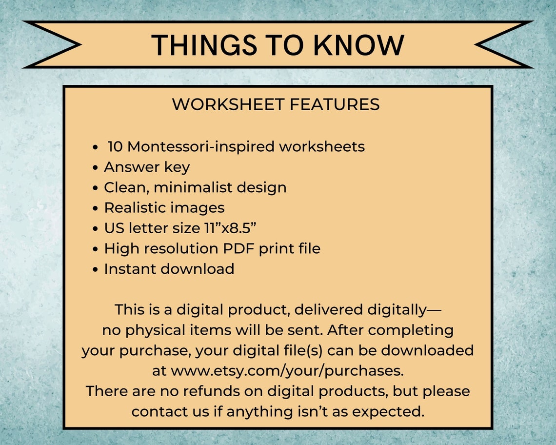 Beginning Sounds Worksheets Letter Matching Montessori - Etsy