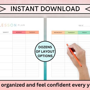 Homeschool Planner Printable Homeschool Planner 2023 2024 - Etsy