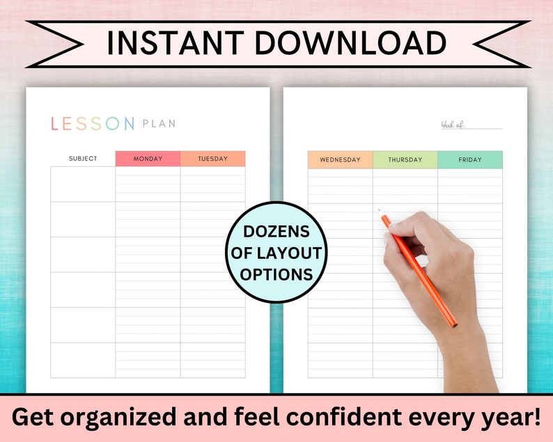 Homeschool Planner Printable Homeschool Planner 2023 2024 - Etsy