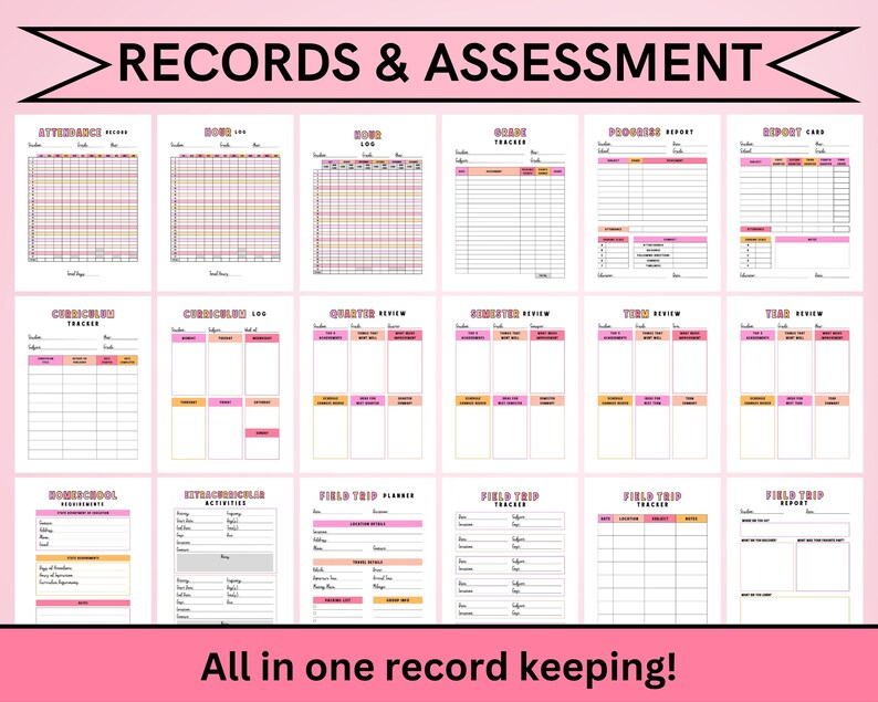 Homeschool Planner Printable, Homeschool Planner, 2024 2025, Homeschool ...