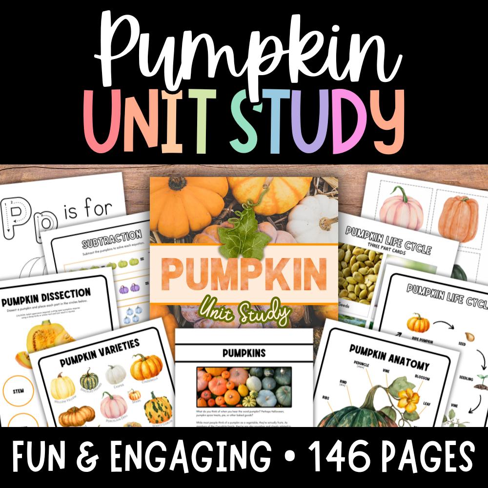 Pumpkin Unit Study, Pumpkin Life Cycle, Pumpkin Worksheet, Harvest ...