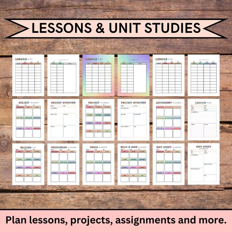 Homeschool Planner Printable, Homeschool Planner 2024-2025, Homeschool ...