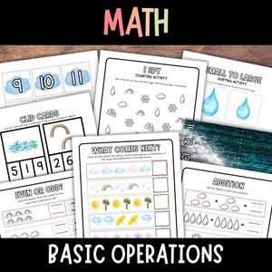 Water Cycle Unit Study, Science Study Unit, the Water Cycle, Earth ...