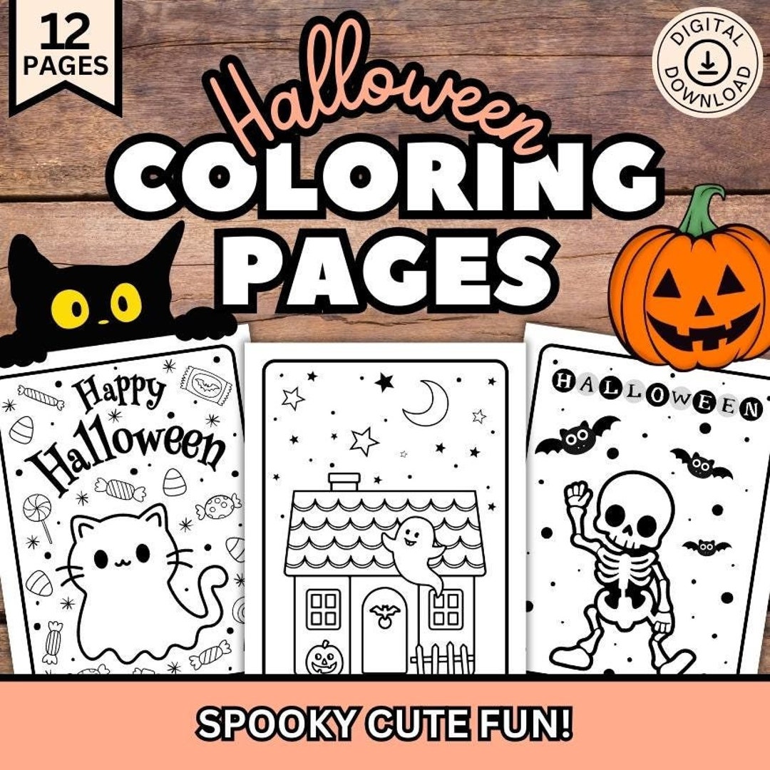 Halloween Coloring, Halloween Coloring Pages, Halloween Coloring Sheets ...