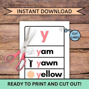 Three Sounds of Letter Y, Y as a Vowel, Y Consonant Sound, Phonics ...