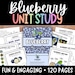 Blueberry Unit Study, Blueberry Worksheets, Blueberries Unit, Blueberry ...