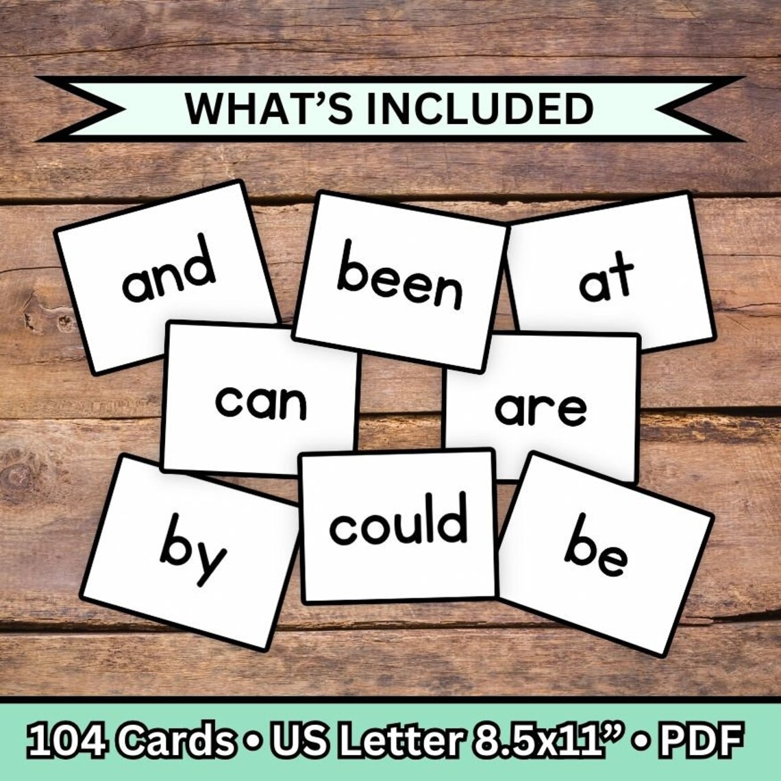 First 100 Sight Words, Sight Word Flash Cards, Preschool, Kindergarten ...