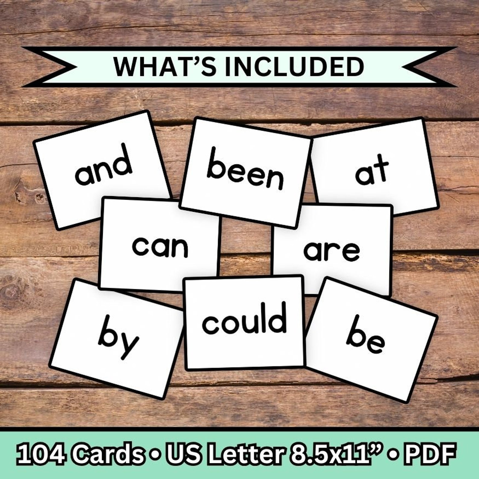 First 100 Sight Words, Sight Word Flash Cards, Preschool, Kindergarten ...