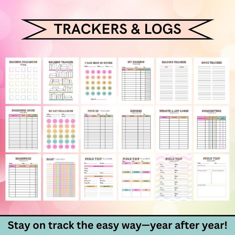 Homeschool Planner, Homeschool Planner Printable, Printable Homeschool ...
