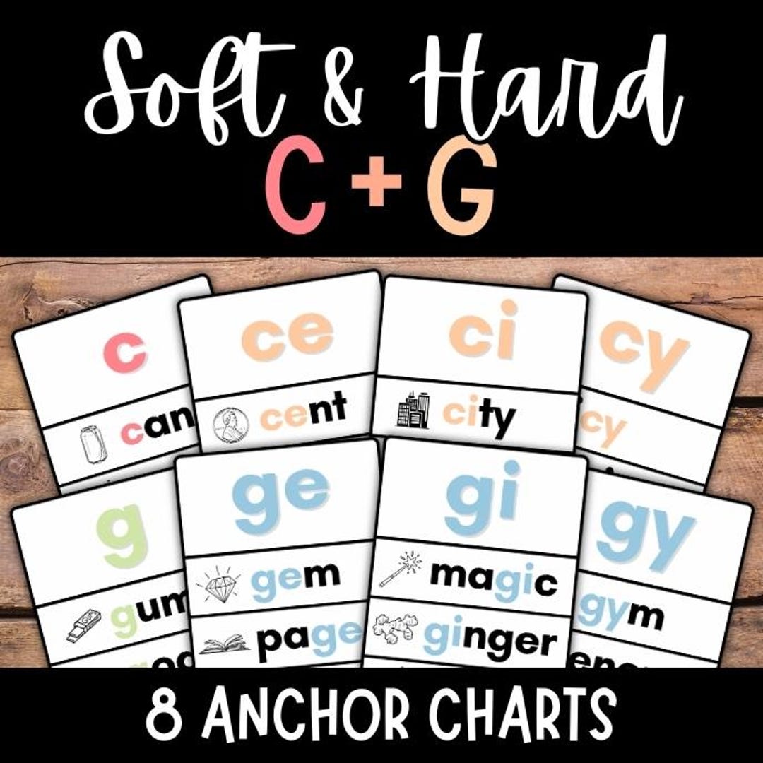 Soft C and G, Soft C Anchor Charts, Soft G, Sounds of C and G ...