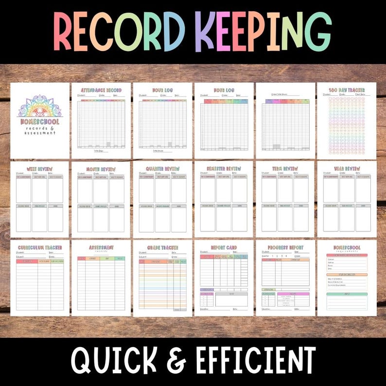 Homeschool Planner, Homeschool Planner Printable, Homeschool Planner ...