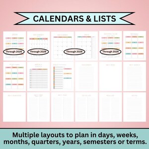 Homeschool Planner Printable, Homeschool Planner, 2025 2026, Homeschool ...