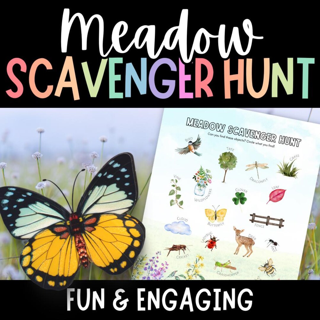 Nature Scavenger Hunt, Scavenger Hunts for Kids, Nature Game, Science ...