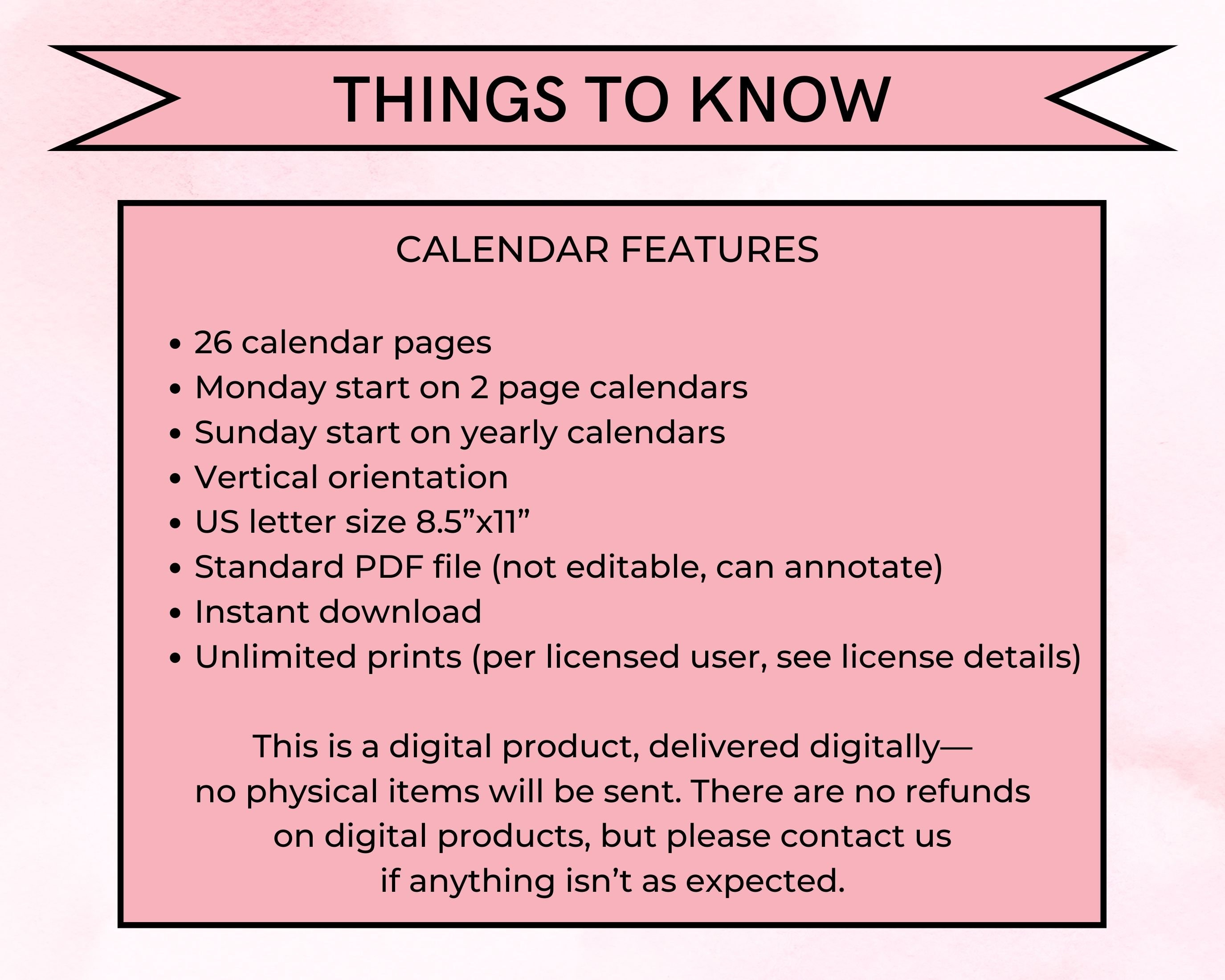 2 Page Monthly Calendar Spread 2023 2024 Monthly Calendar - Etsy