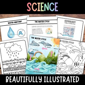 Water Cycle Unit Study, Science Study Unit, the Water Cycle, Earth ...
