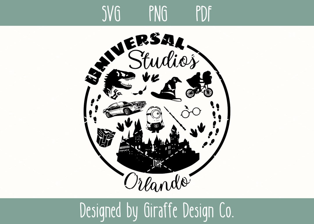 Universal Studios Orlando SVG, SVG File for Cricut, Universal Studios ...