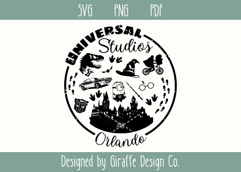 Universal Studios Orlando SVG, SVG File for Cricut, Universal Studios ...