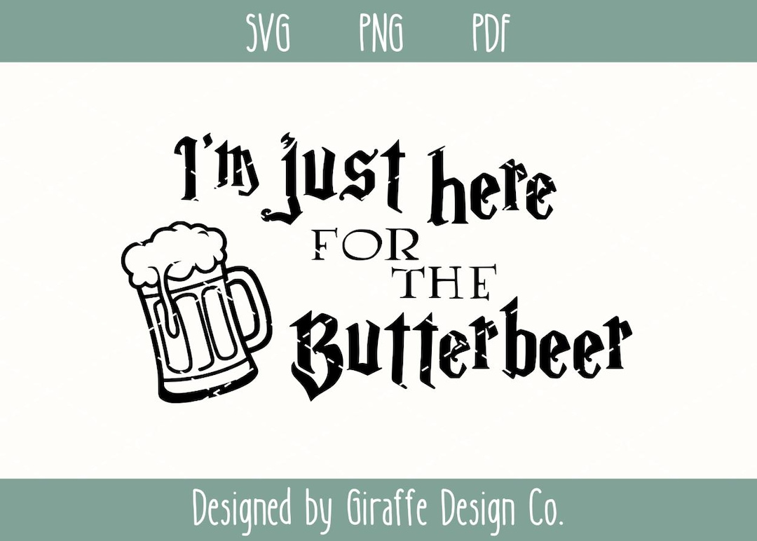 Butterbeer SVG: Cricut Cut File (digital Download) - Etsy