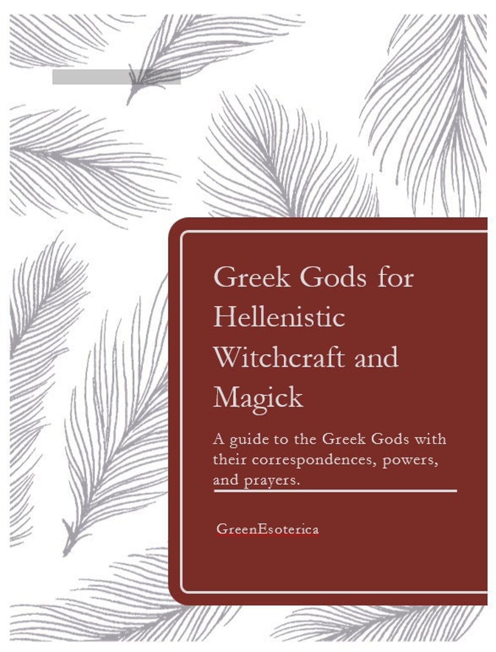 Guide for Greek Deities in Hellenistic Witchcraft and Magick - Etsy